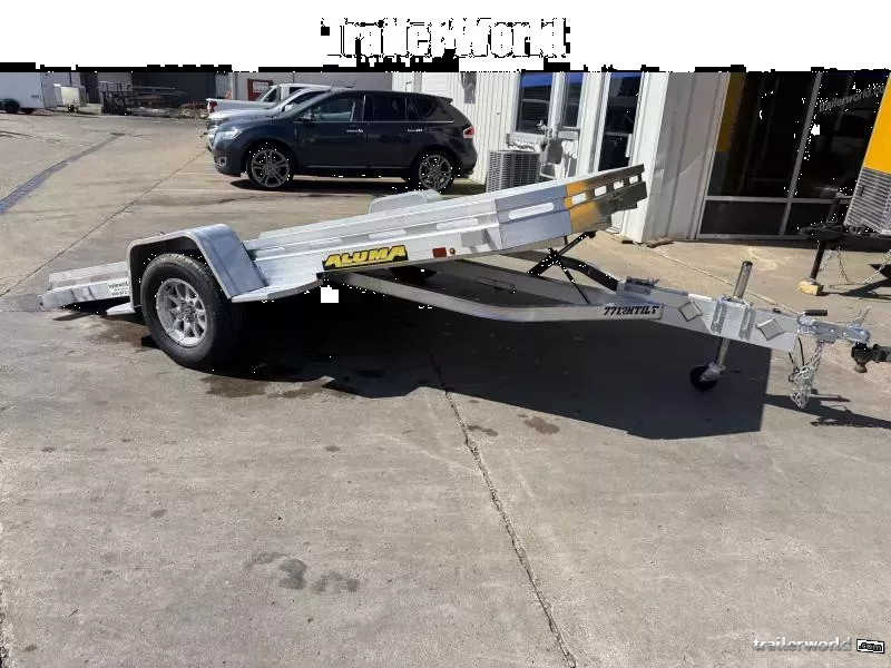 6x12 Tilt Deck Trailer for sale | New Aluma 7712H-TILT-S Heavy Tilt SA ...