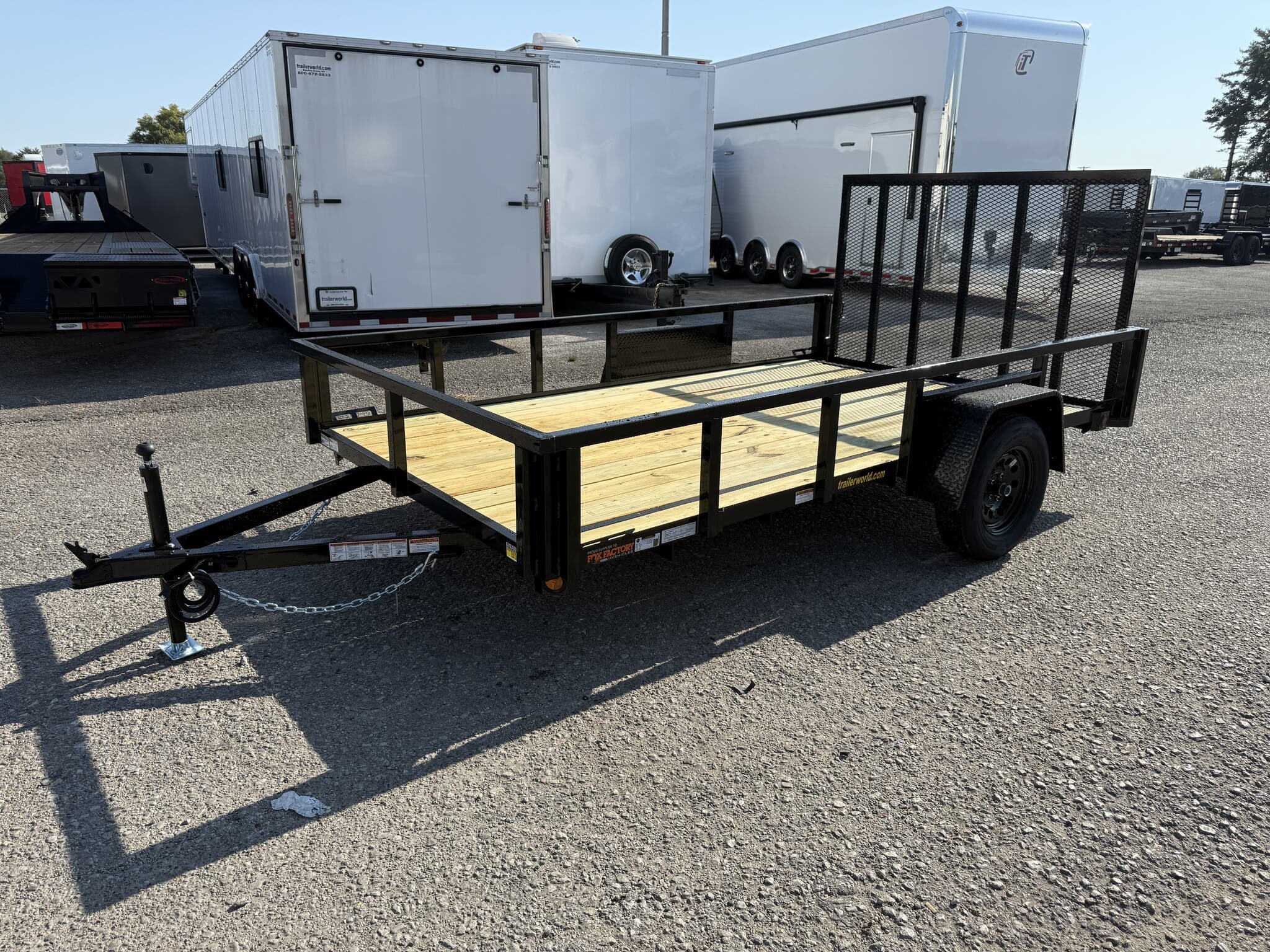 2026 Quality Steel 6'10' x 12' Single Axle Utility