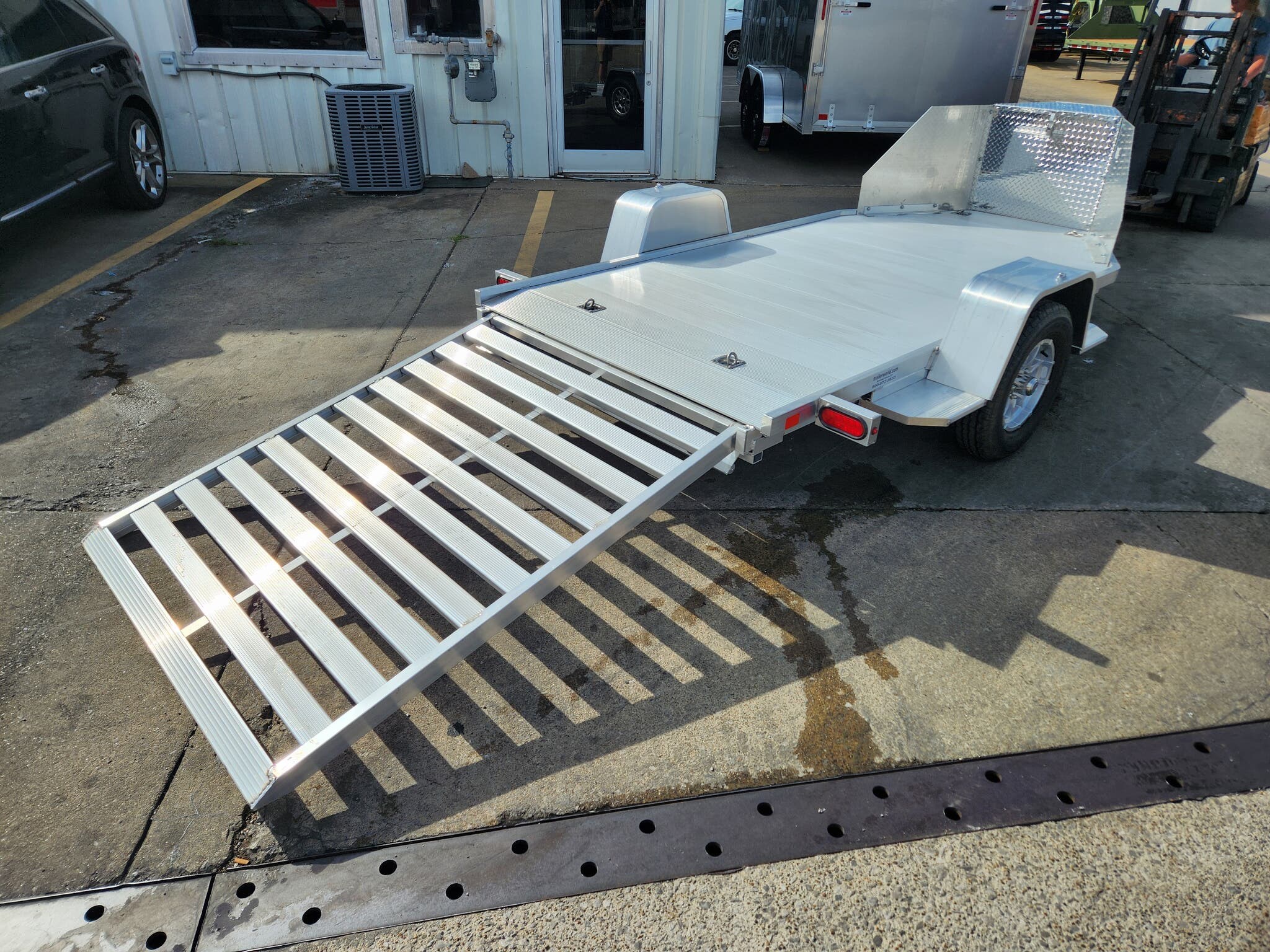 5x11 Utility Trailer for sale | New Aluma TK1 63" x 11'5" Trike Trailer ...