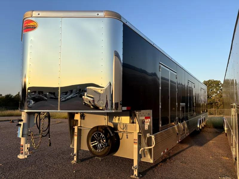 2026 Sundowner 8.5' x 52' O.A. Gooseneck Wedge 3 Car Hauler