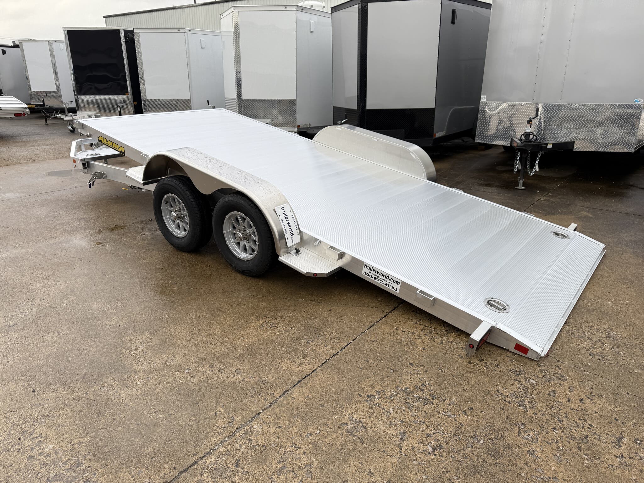 6x16 Car Hauler Trailer for sale | New Aluma 8216TILT-TA 81" x 16' Tilt ...