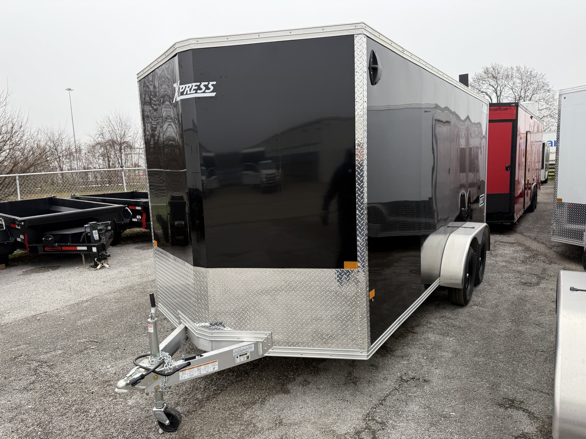 7x16 Cargo Trailer for sale | New High Country Trailers Alcom Xpress 7' x 16' x 6'7" Aluminum ...