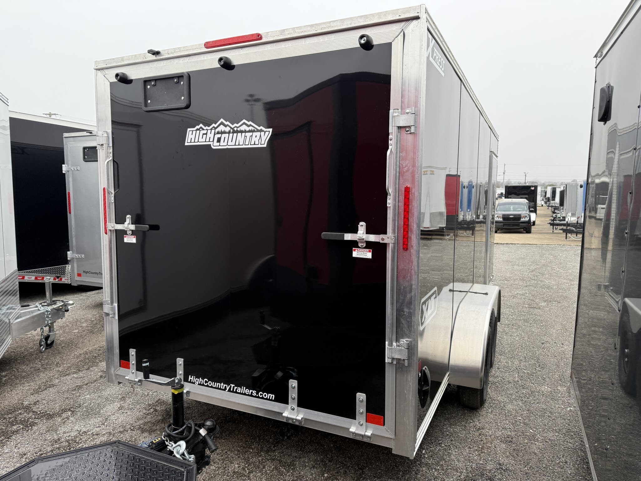 7x16 Cargo Trailer for sale | New High Country Trailers Alcom Xpress 7' x 16' x 6'7" Aluminum ...