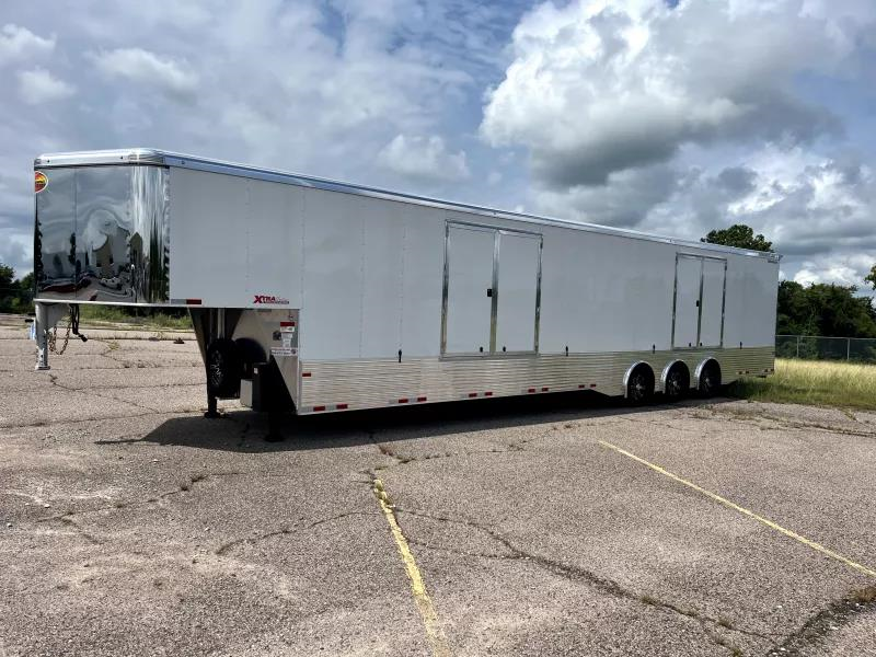 8x48 Car Hauler Trailer for sale | New Sundowner Aluminum 48' O.A. Ramp ...