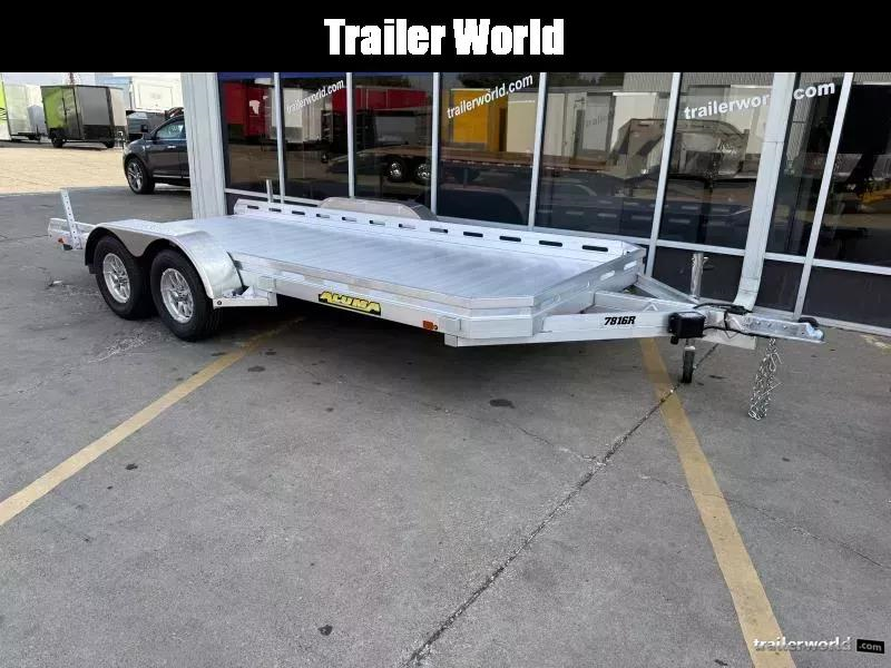 6x16 Car Hauler Trailer for sale | New Aluma 7816TA-EL-R-RTD 78" x 16 ...
