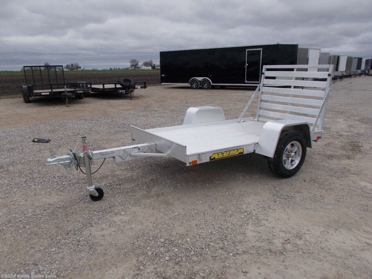 2021 Aluma 548 8' Aluminum Single Axle Utility Trailer
