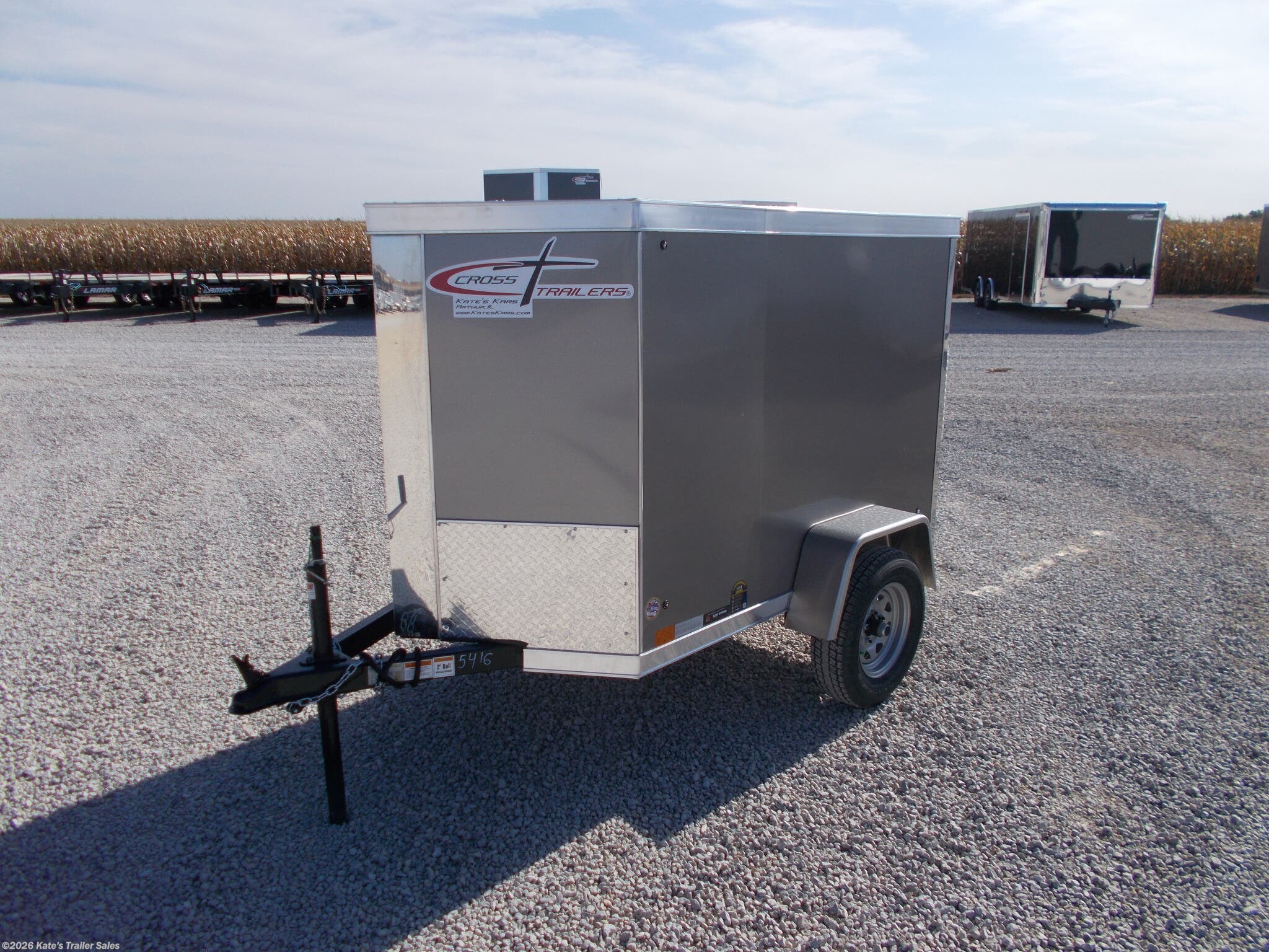 2022 Cross Trailers 4X6 Single Axle Enclosed Cargo Trailer