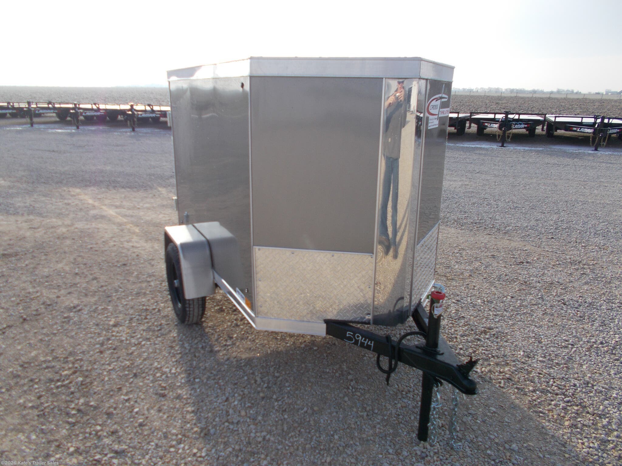 2022 Cross Trailers 4X6' Enclosed Cargo Box Trailer