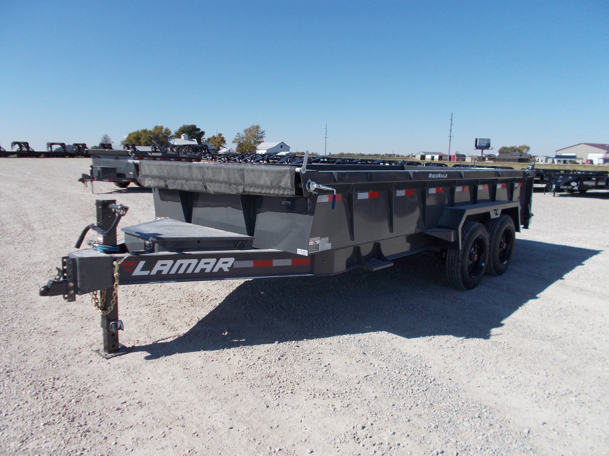 2023 Lamar 83x16 16K GVWR DUMP TRAILER 7GA FLOOR