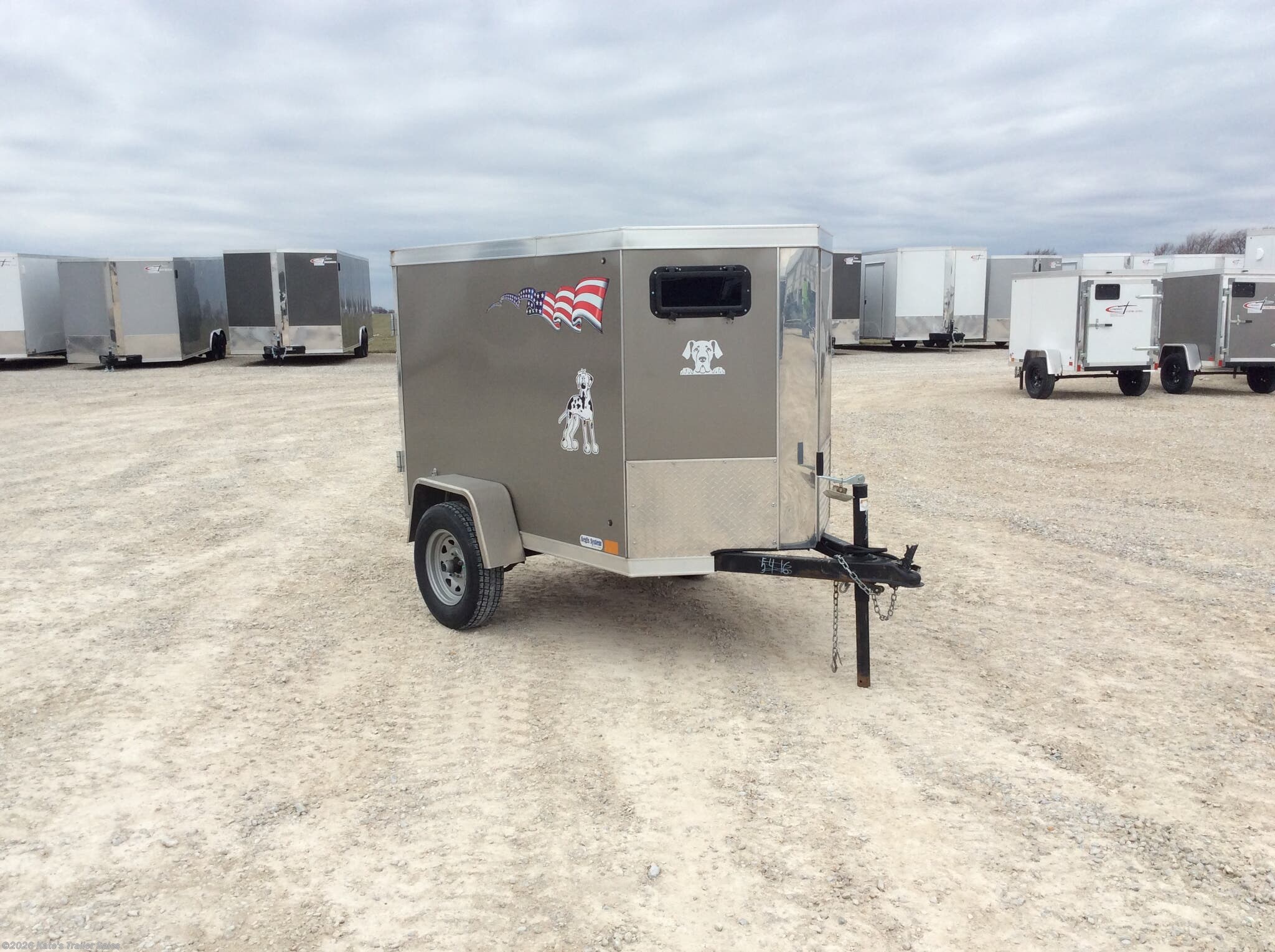 2021 Cross Trailers 4X6' Enclosed Cargo Box Trailer