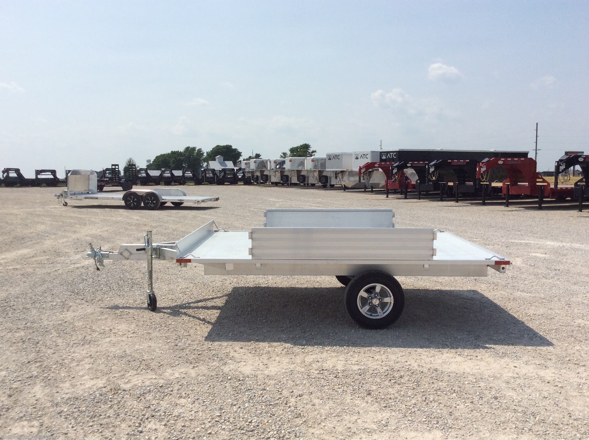 2023 Aluma A8810 10' 2200 LB Aluminum Utility Trailer