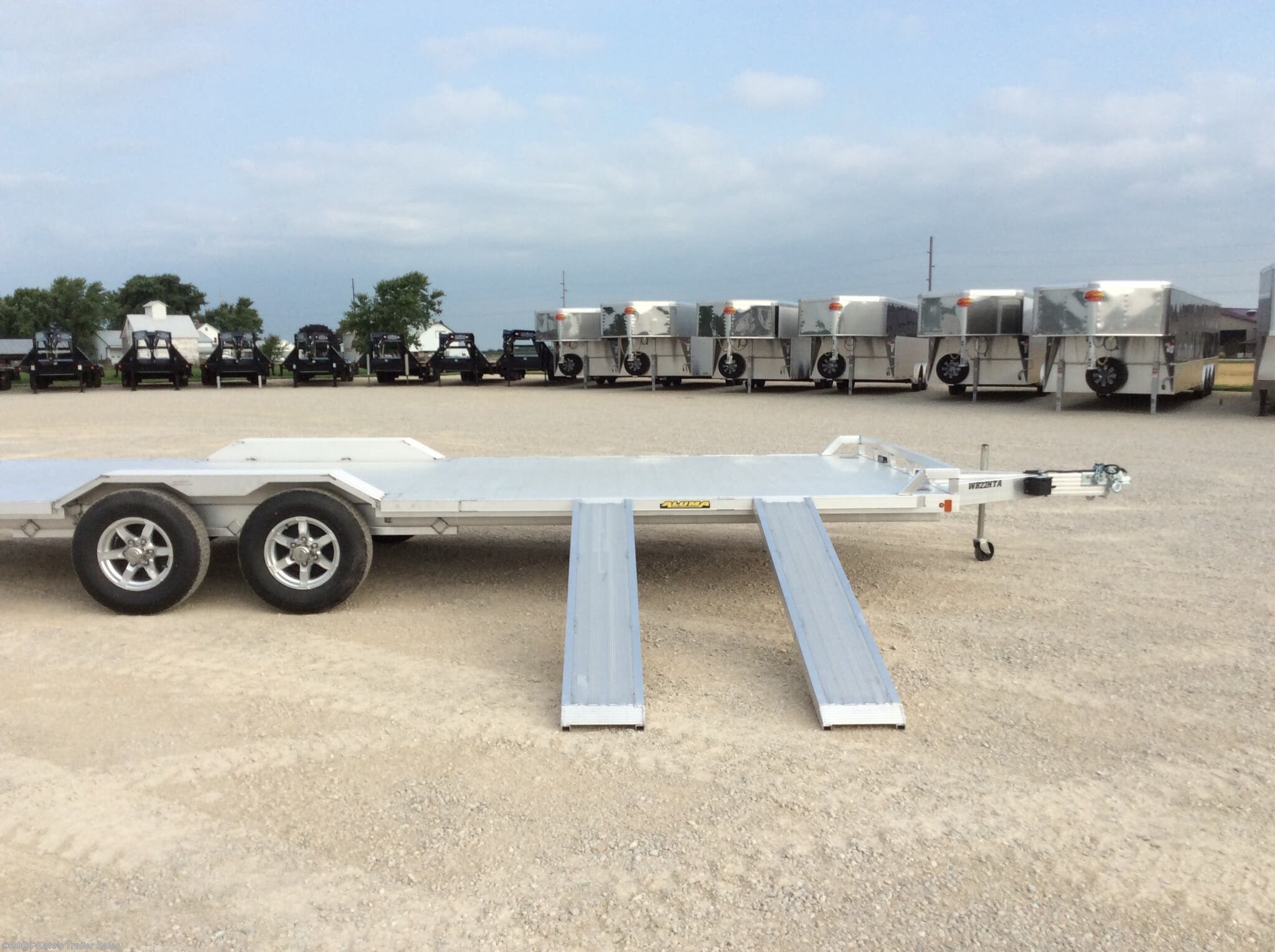 2024 Aluma 22' Aluminum Wide Body Utility Trailer