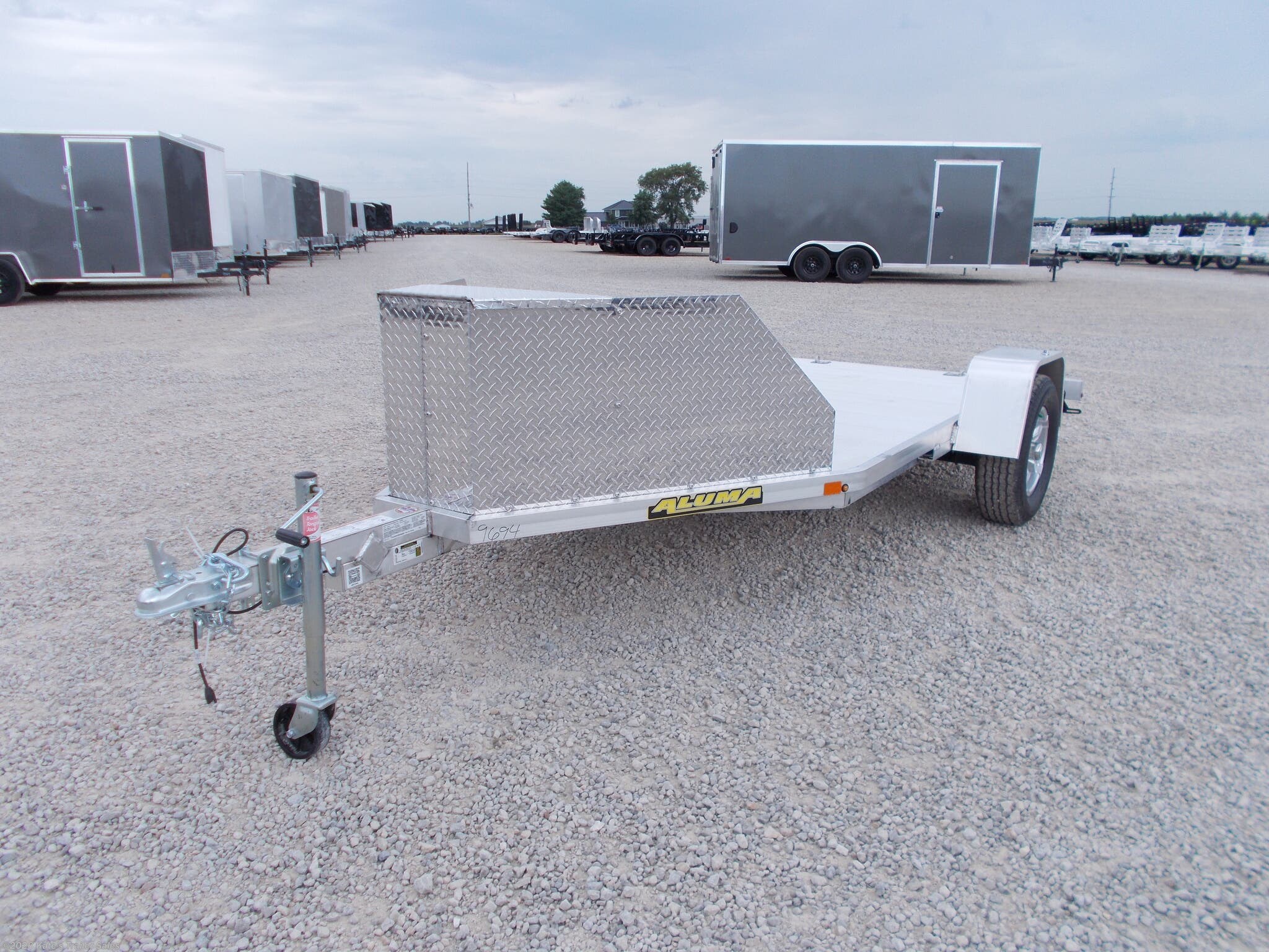 2024 Aluma TK1 Trike Aluminum Motorcycle Trailer