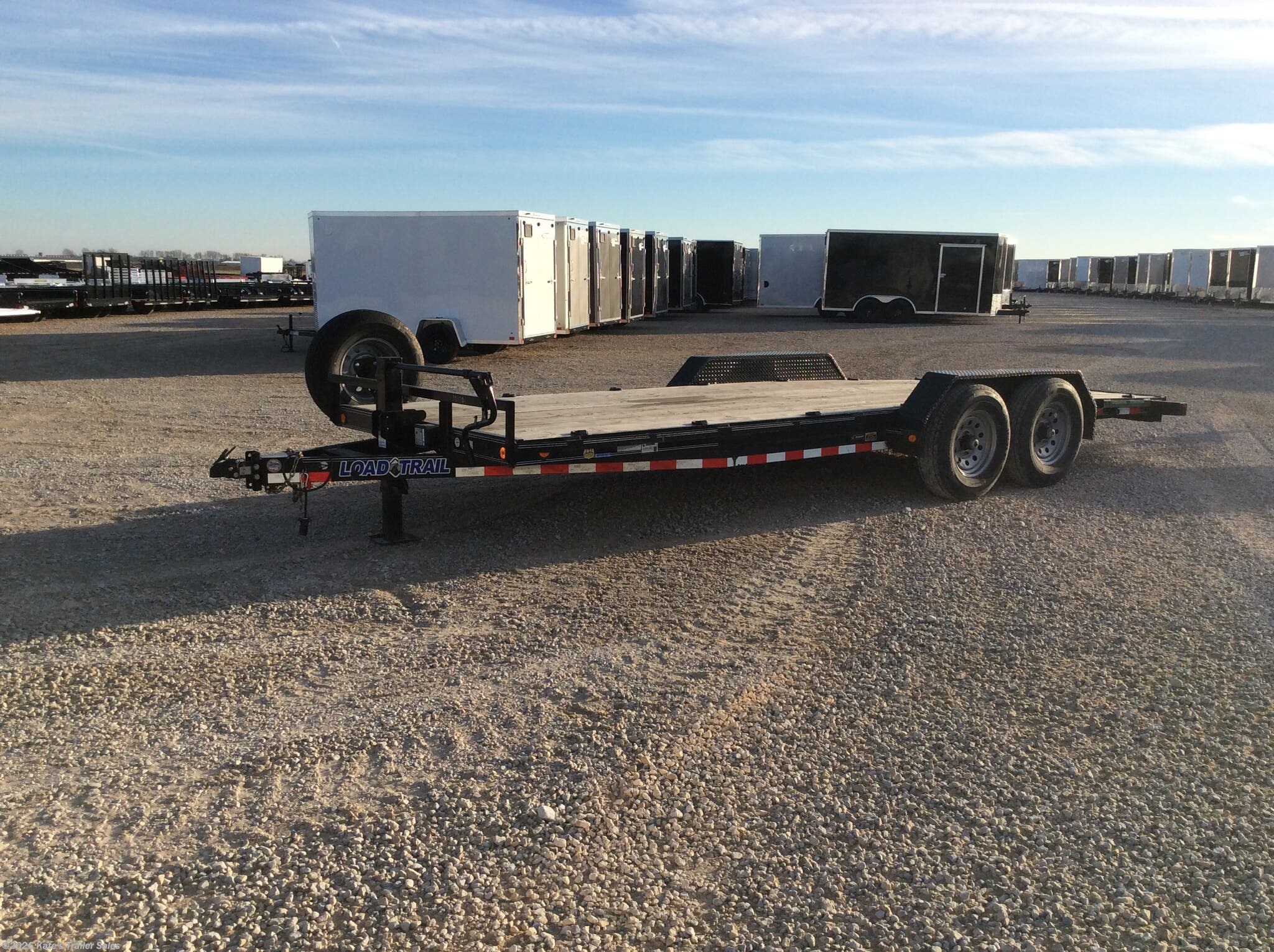 2021 Load Trail 83X20' Equipment Trailer 10K GVWR Pull Out Ramps