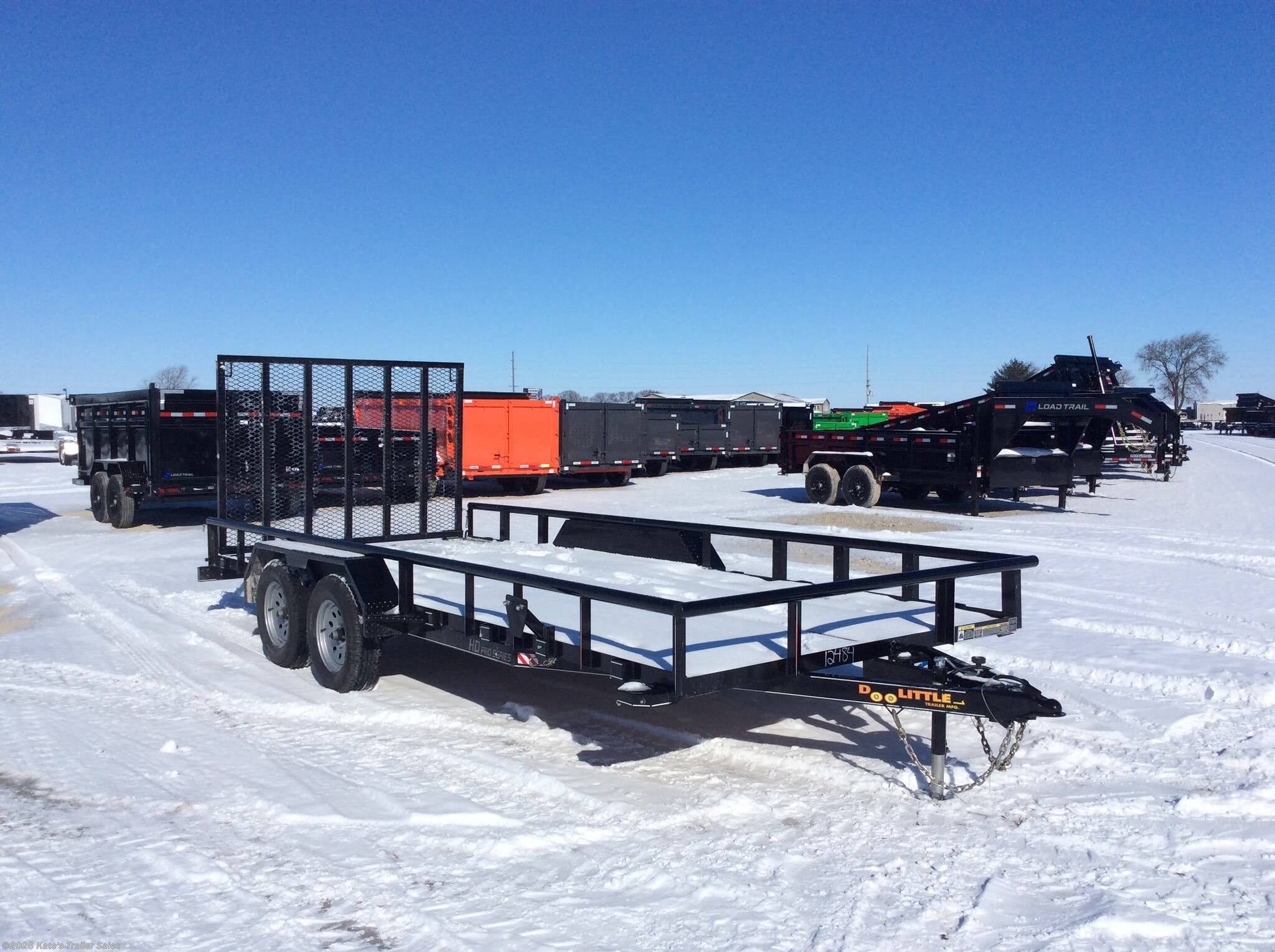 2022 Doolittle 18' Utility Trailer 83X18 W/Spring Loaded Gate