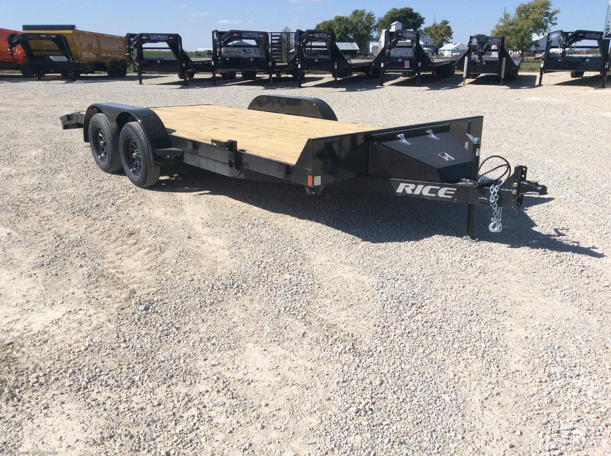 2024 Rice Trailers 7k Magnum Car Hauler 82X18' Flatbed Car Hauler Trailer