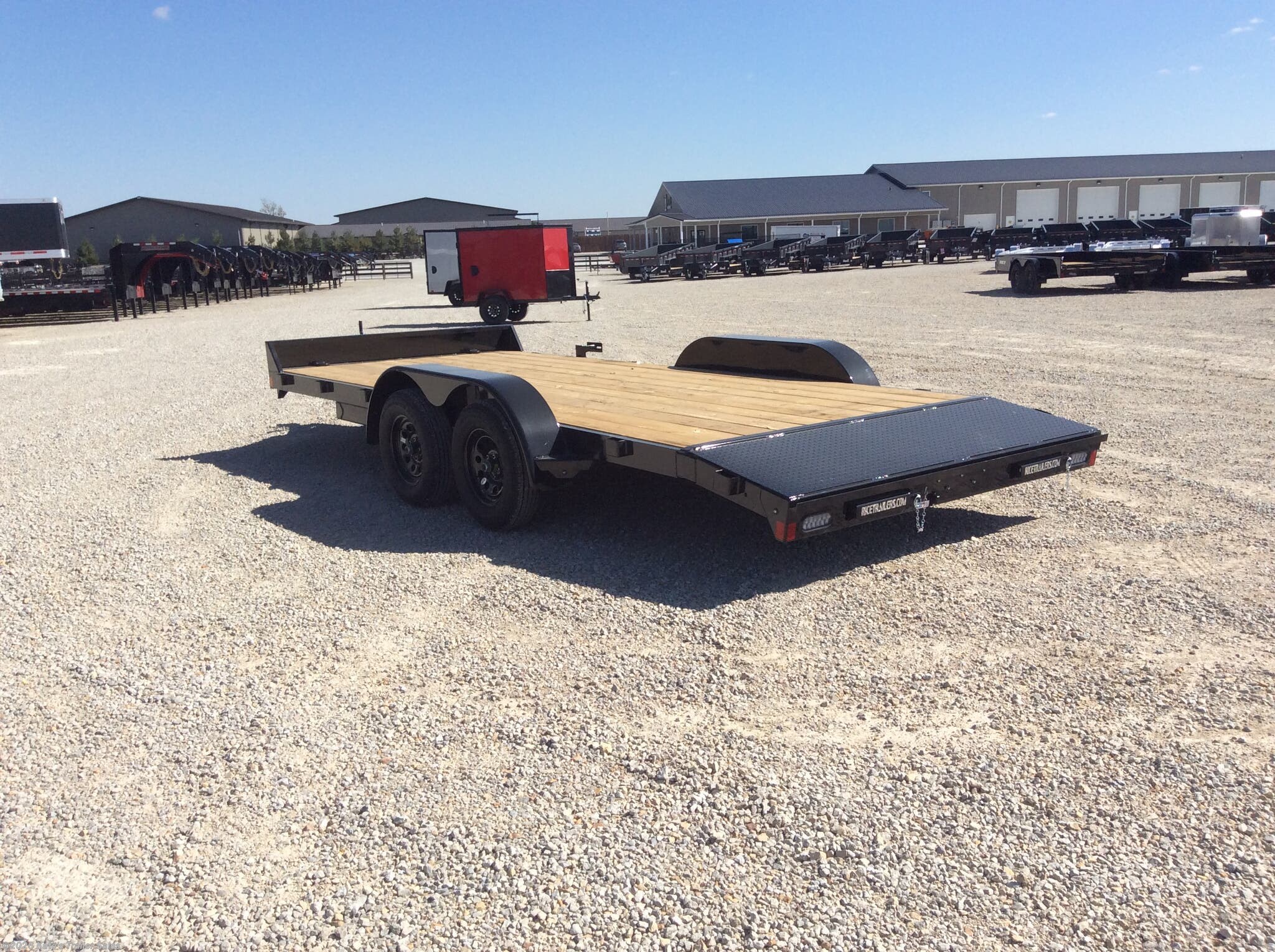 2024 Rice Trailers 7k Magnum Car Hauler 82X18' Flatbed Car Hauler Trailer