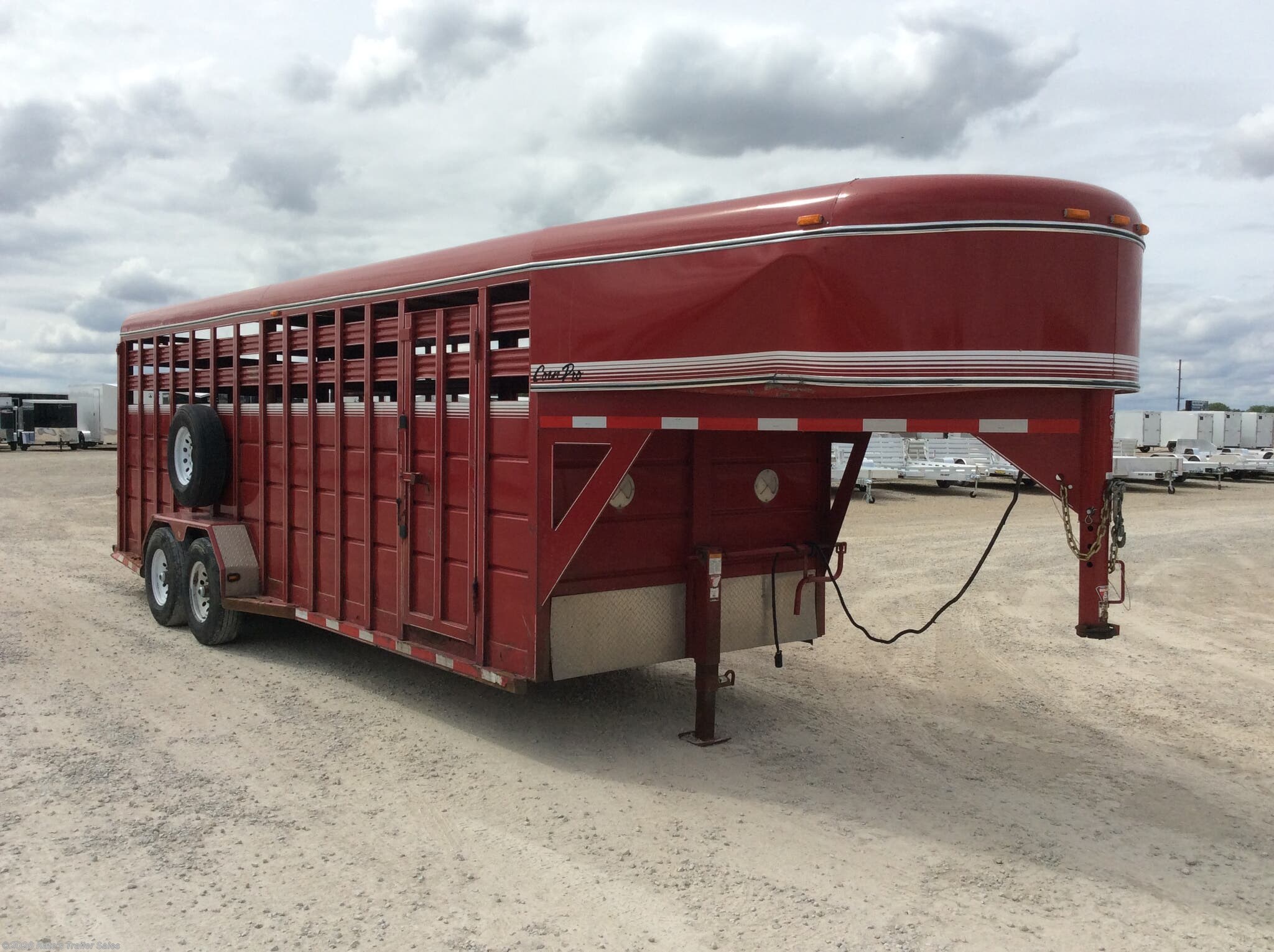 2018 CornPro 22Ft Gooseneck Livestock Trailer