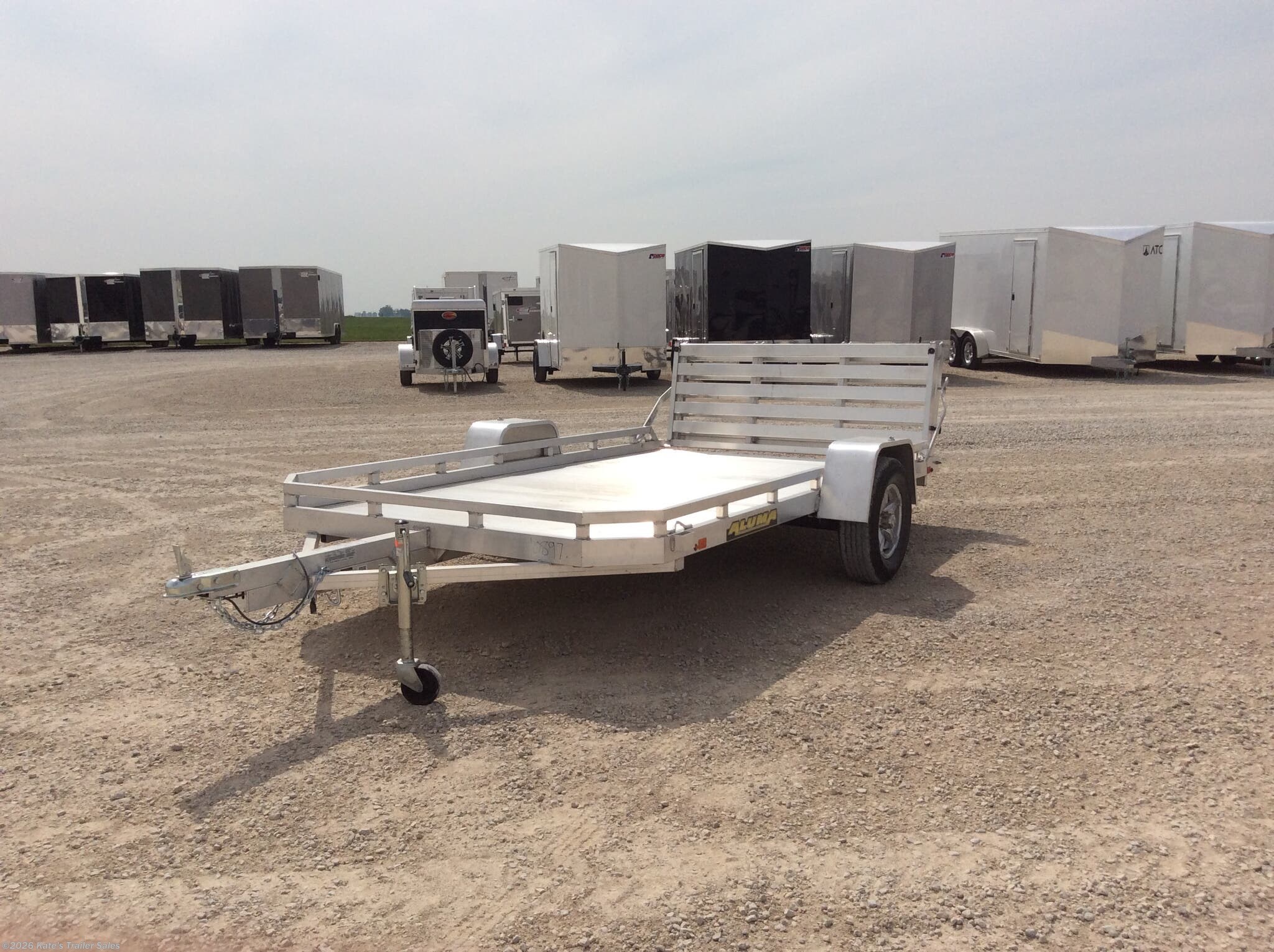 2025 Aluma 7712HBT 12' Utility Aluminum Trailer