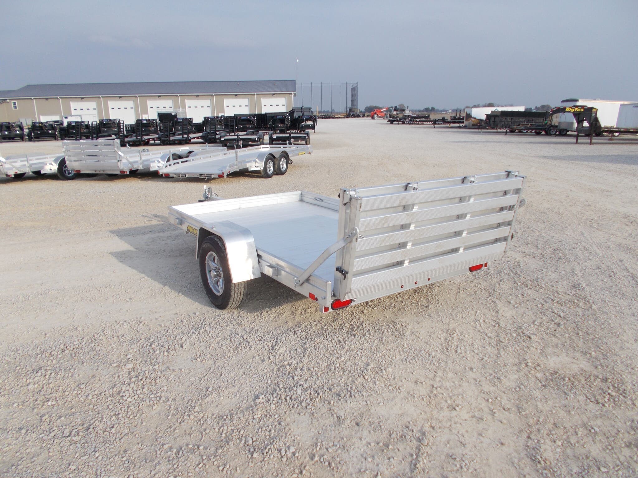 6x10 Utility Trailer for sale | New Aluma 7210H-S-BT 10' Aluminum ATV ...