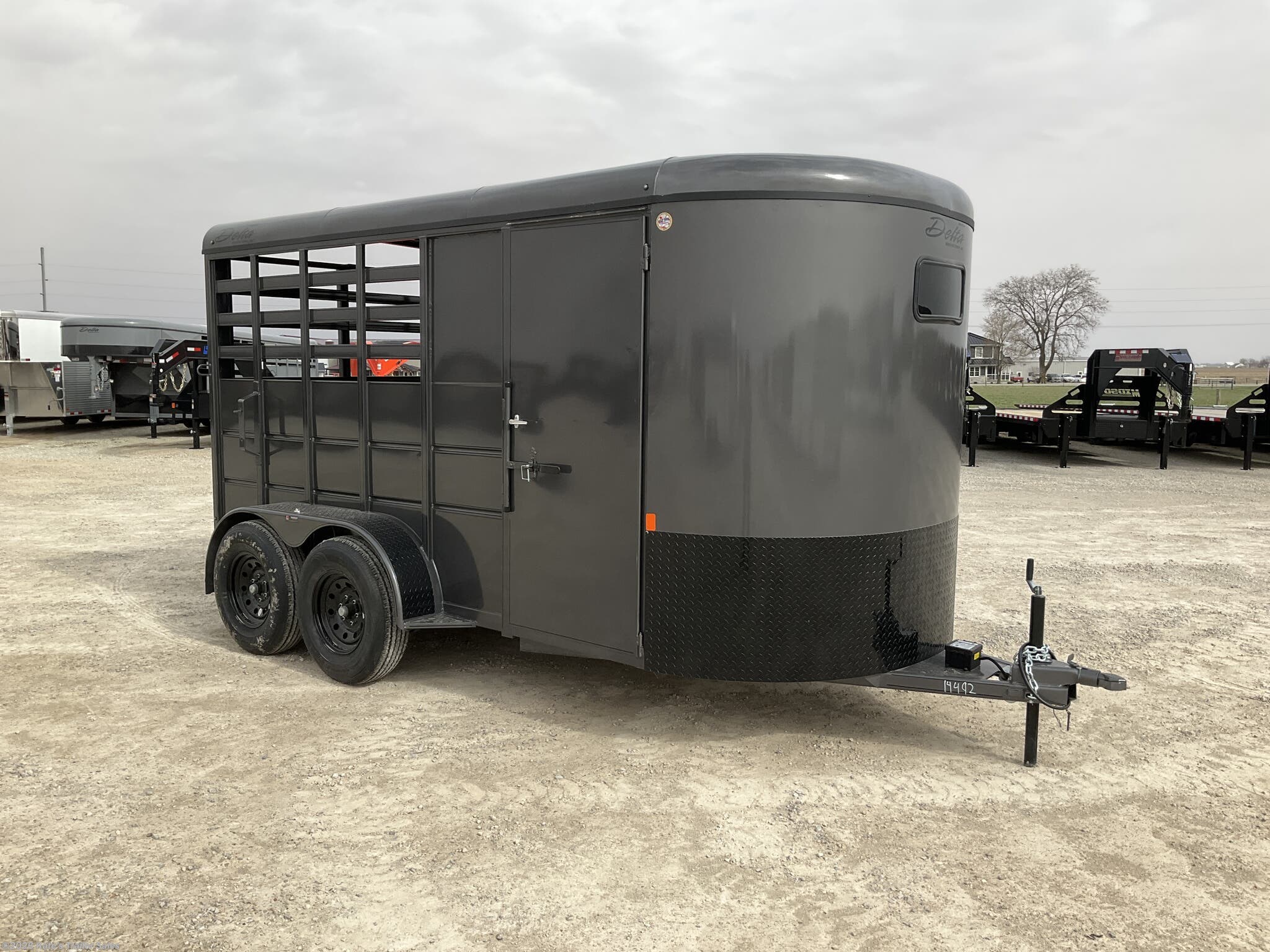 2025 Delta 500 Combo 14FT 2 Horse Trailer