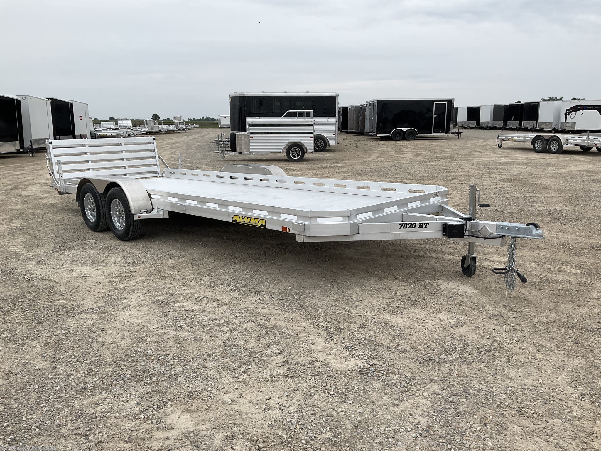 2026 Aluma 7820 20' Aluminum Utility / Tandem Axle / Bi-Fold Gate