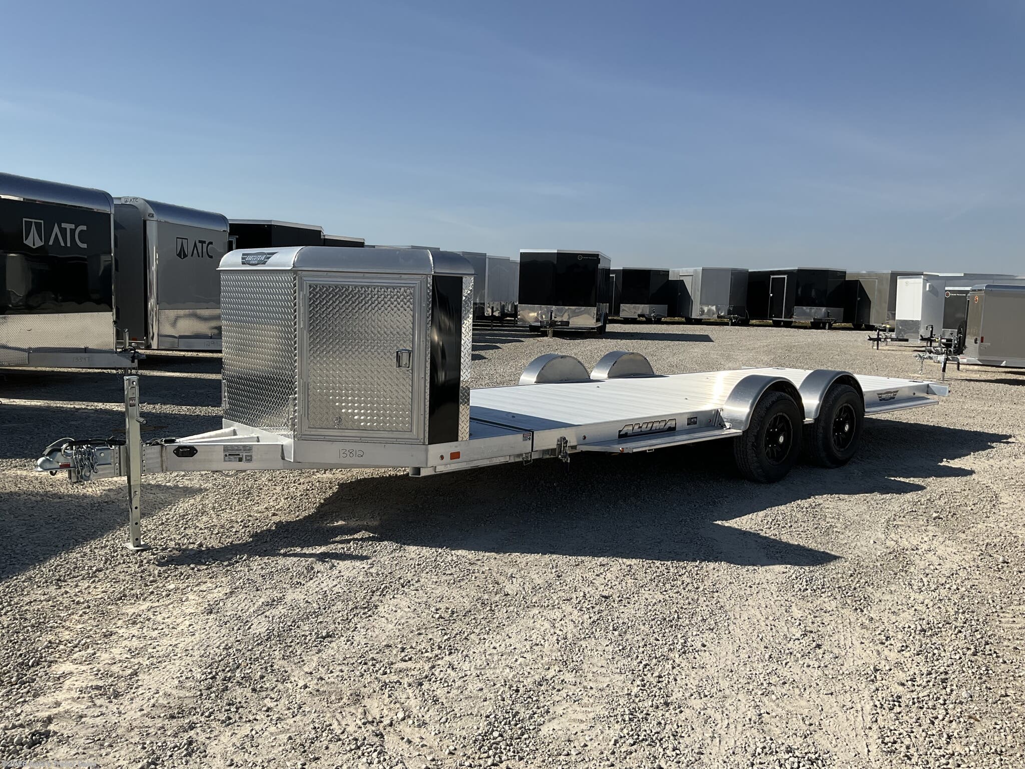 6x20 Tilt Deck Trailer for sale | New Aluma 8220H-XL Tilt Car Hauler W ...