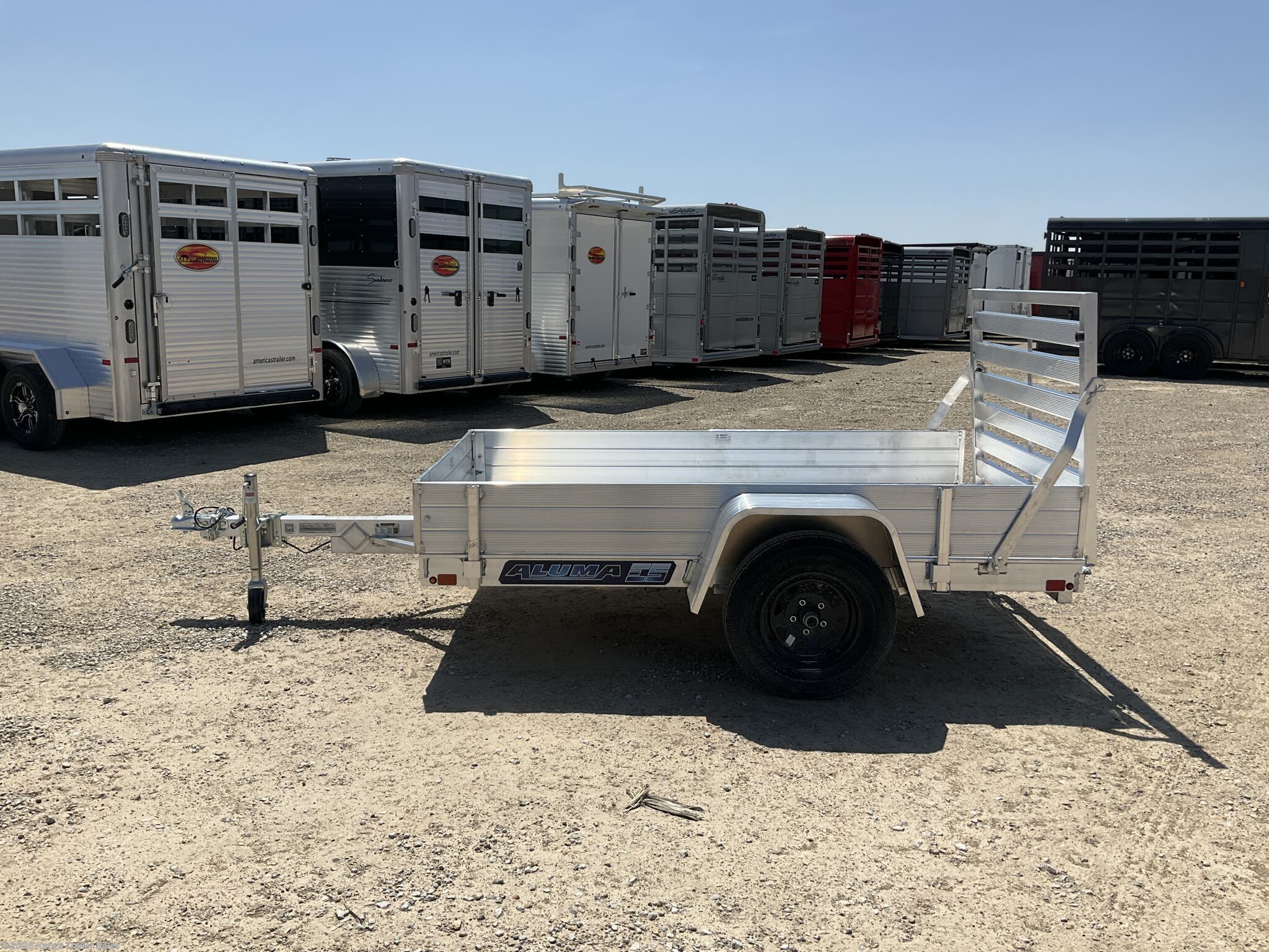2026 Aluma 548 8' Single Axle Aluminum Utility Trailer