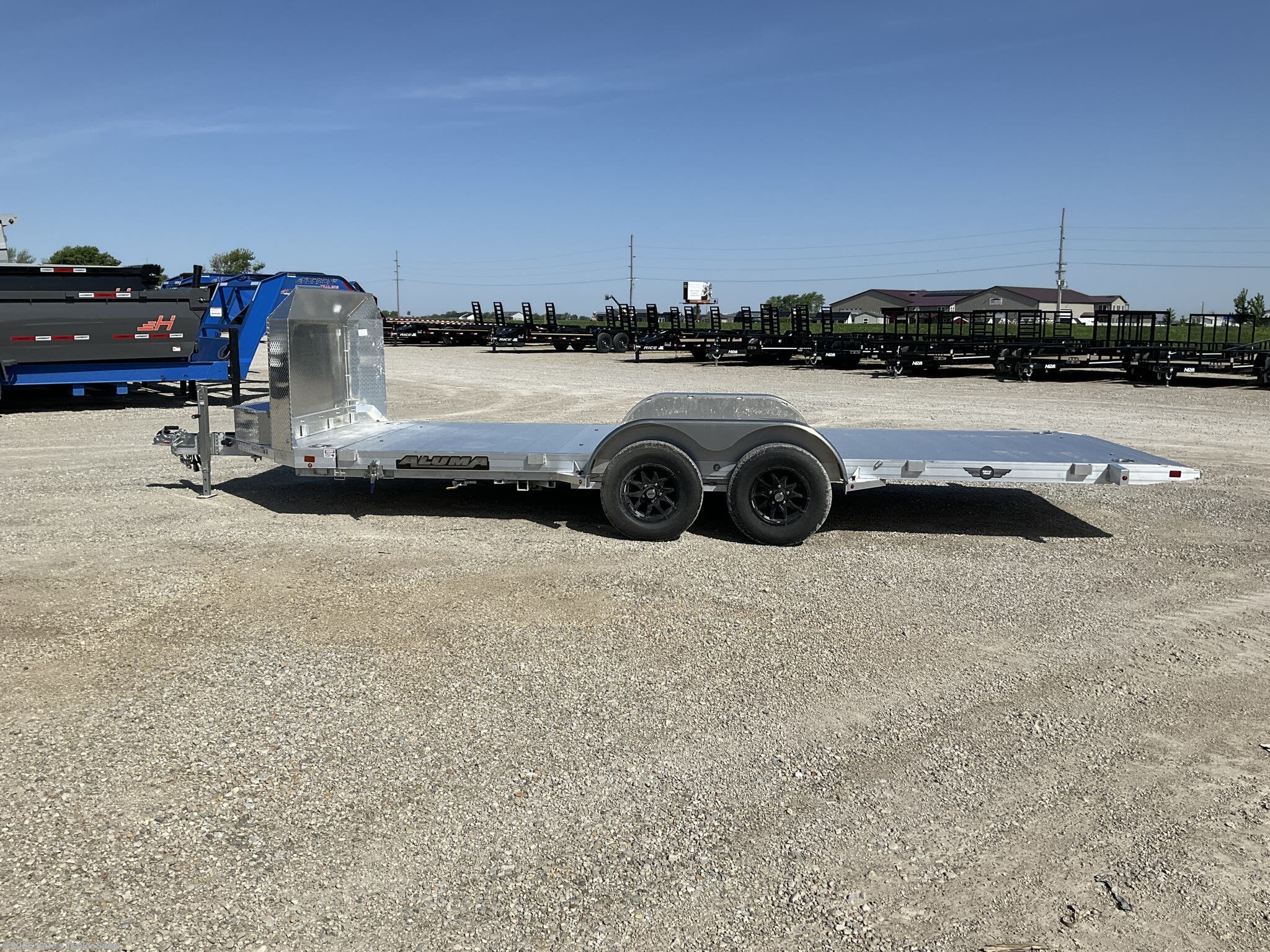 6x18 Tilt Deck Trailer for sale | New Aluma 8218ANV-TILT-TA 18 ...