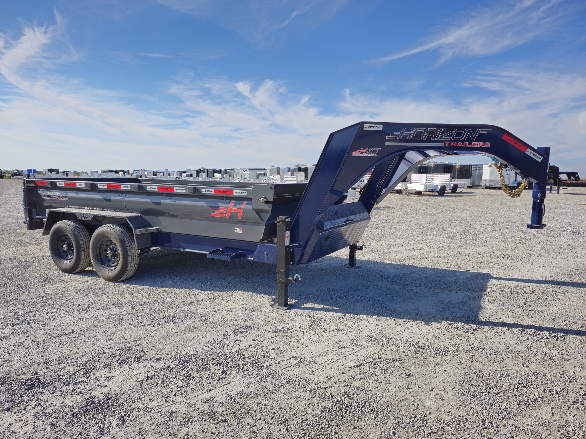 2026 Horizon 83x14 15K GOOSENECK DUMP TRAILER / 24" SIDES / 7GA
