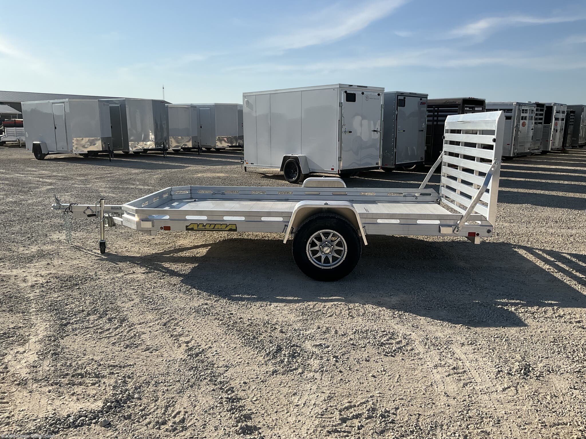 6x12 Utility Trailer for sale | New Aluma 7712H 12' Utility Aluminum ...