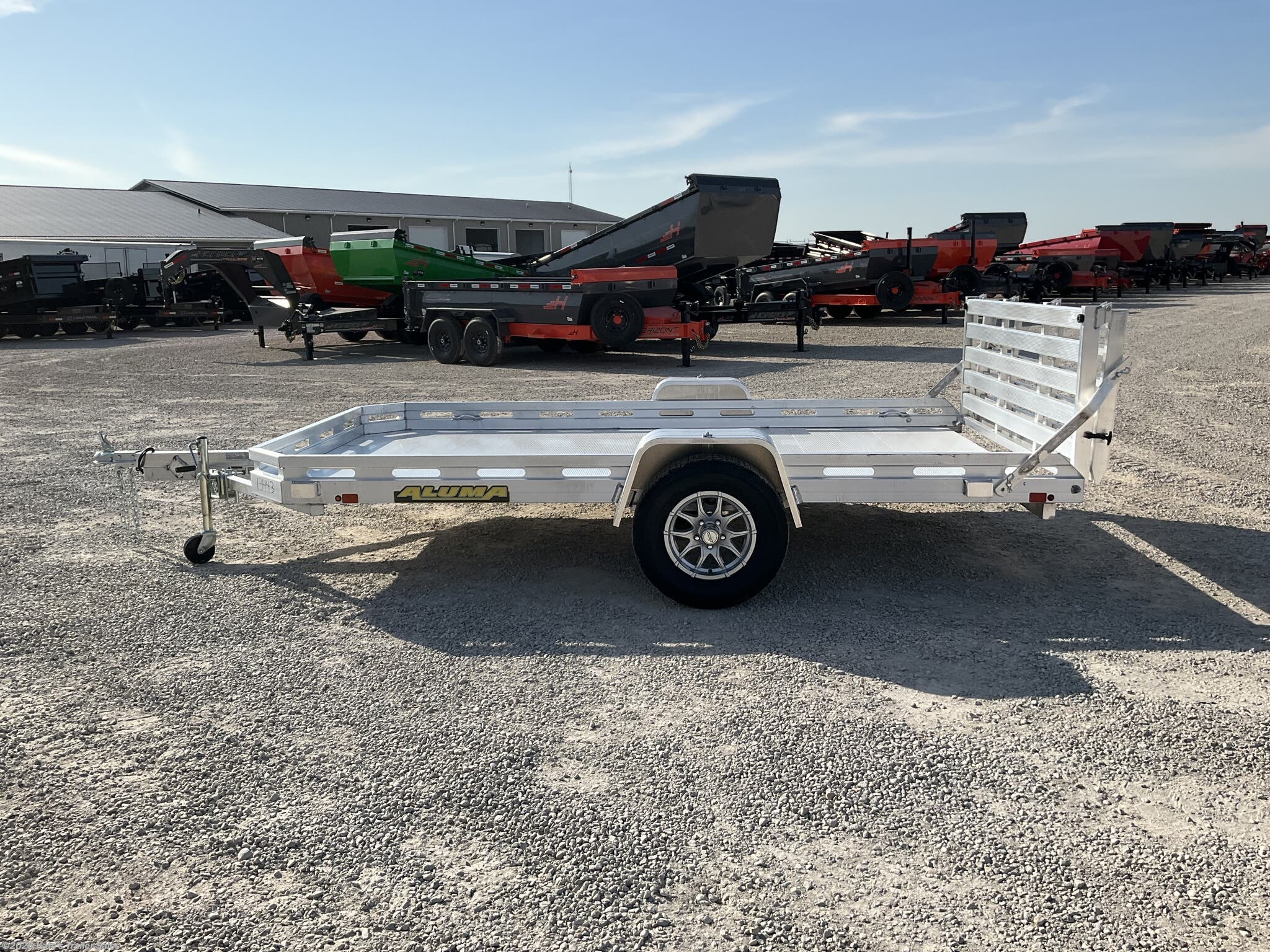6x12 Utility Trailer for sale | New Aluma 7712HBT 12' Utility Aluminum ...