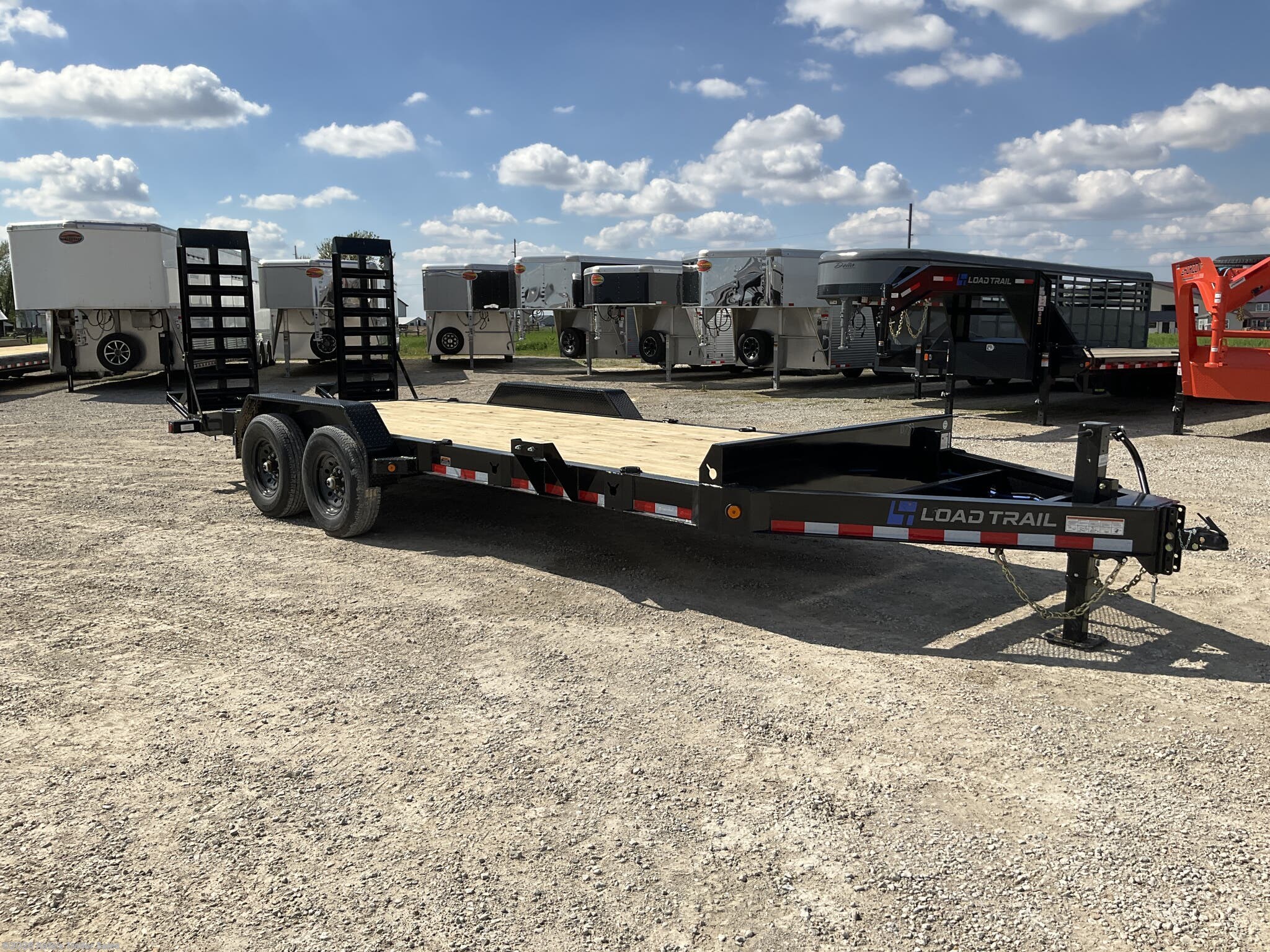 2026 Load Trail 83X20' I-Beam Equipment Trailer / 24" Wide Ramps