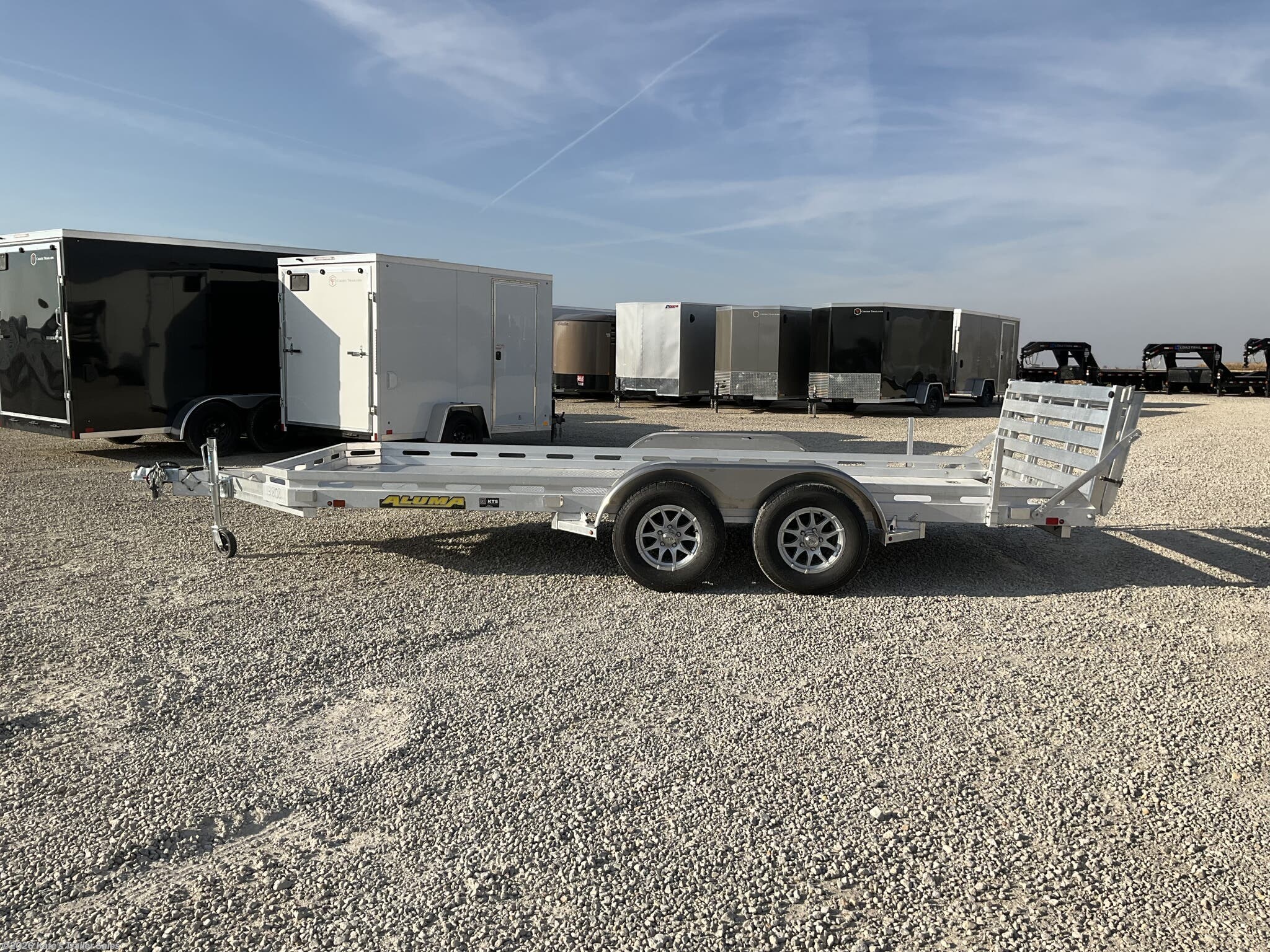 6x16 Utility Trailer for sale | New Aluma 7816TA-BT 16' Tandem Axle ...