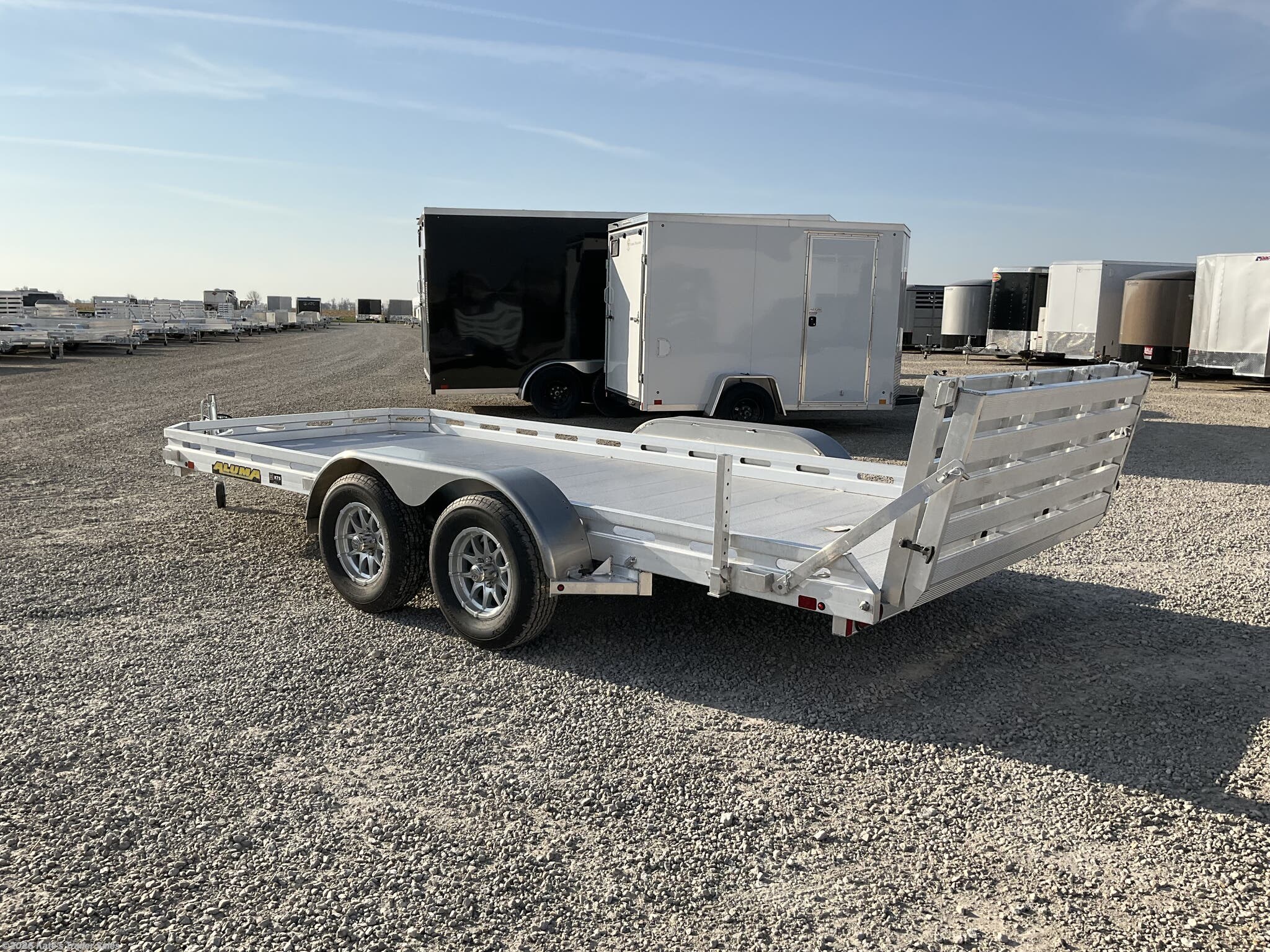 6x16 Utility Trailer for sale | New Aluma 7816TA-BT 16' Tandem Axle ...