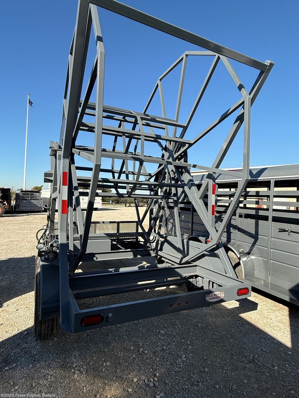 Poly Pipe Trailer for sale | New Red River BP Dual Spool 16' | TrailersUSA