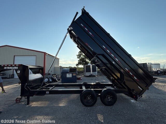 2026 PJ Trailers 83" X 16' GN LP Telescopic Dump 4' Sides