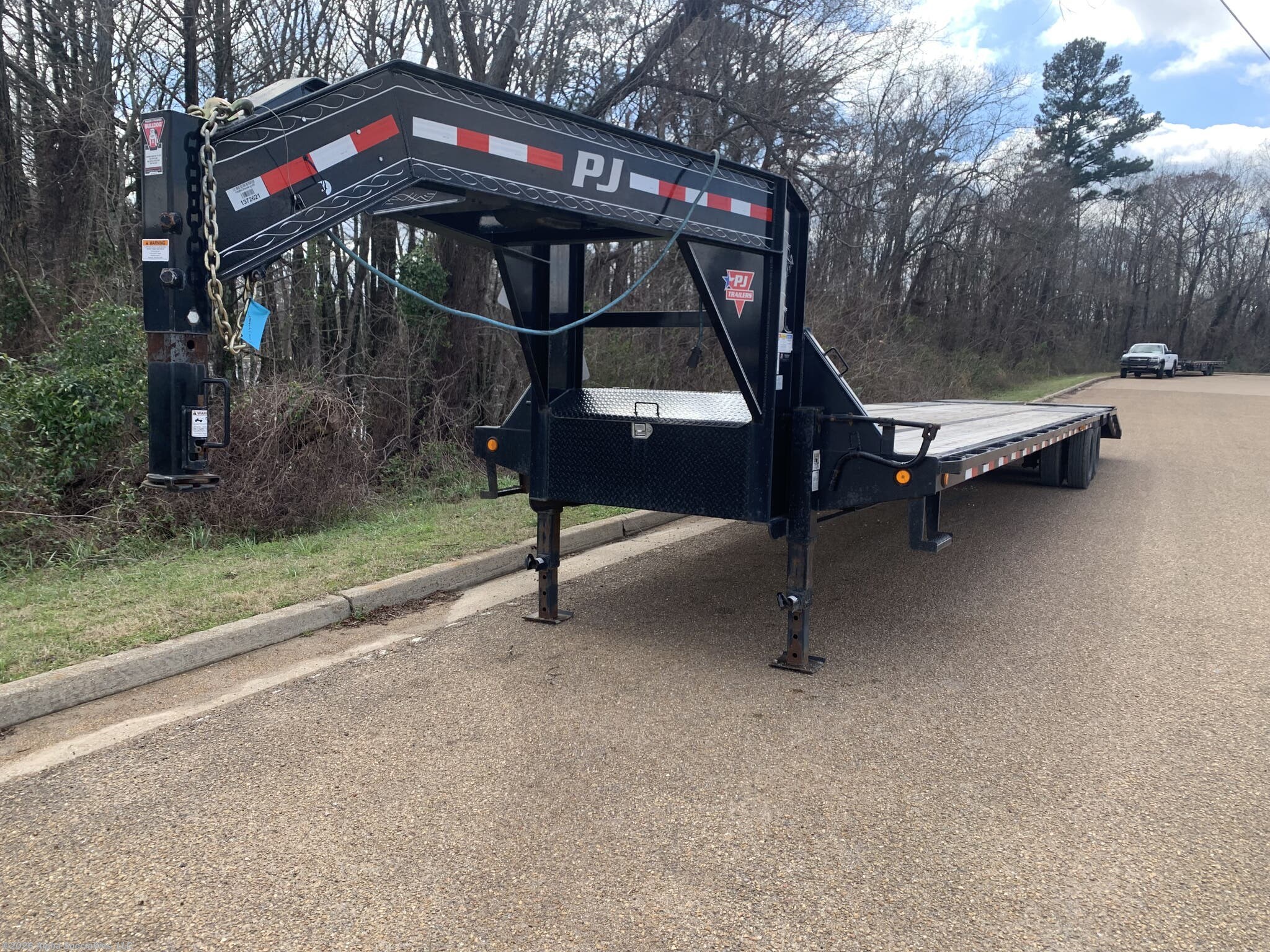 8x40 Equipment Trailer for sale | Used PJ Trailers USED 102x40 Tandem ...