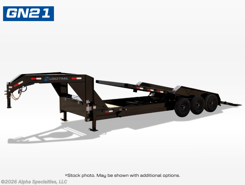 6x24 Tilt Deck Trailer for sale | New Load Trail GN 83" X 24' Tilt-N-Go ...
