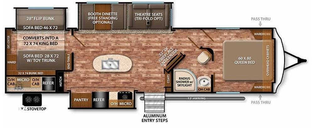 2017 Grand Design Reflection 312BHTS RV for Sale in Madera, CA 93638 ...