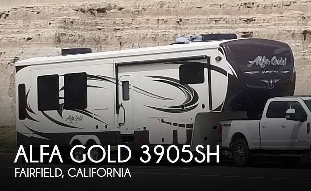 2016 Lifestyle Luxury RV Alfa Gold 3905SH Motorcycle Hauler RV for Sale ...