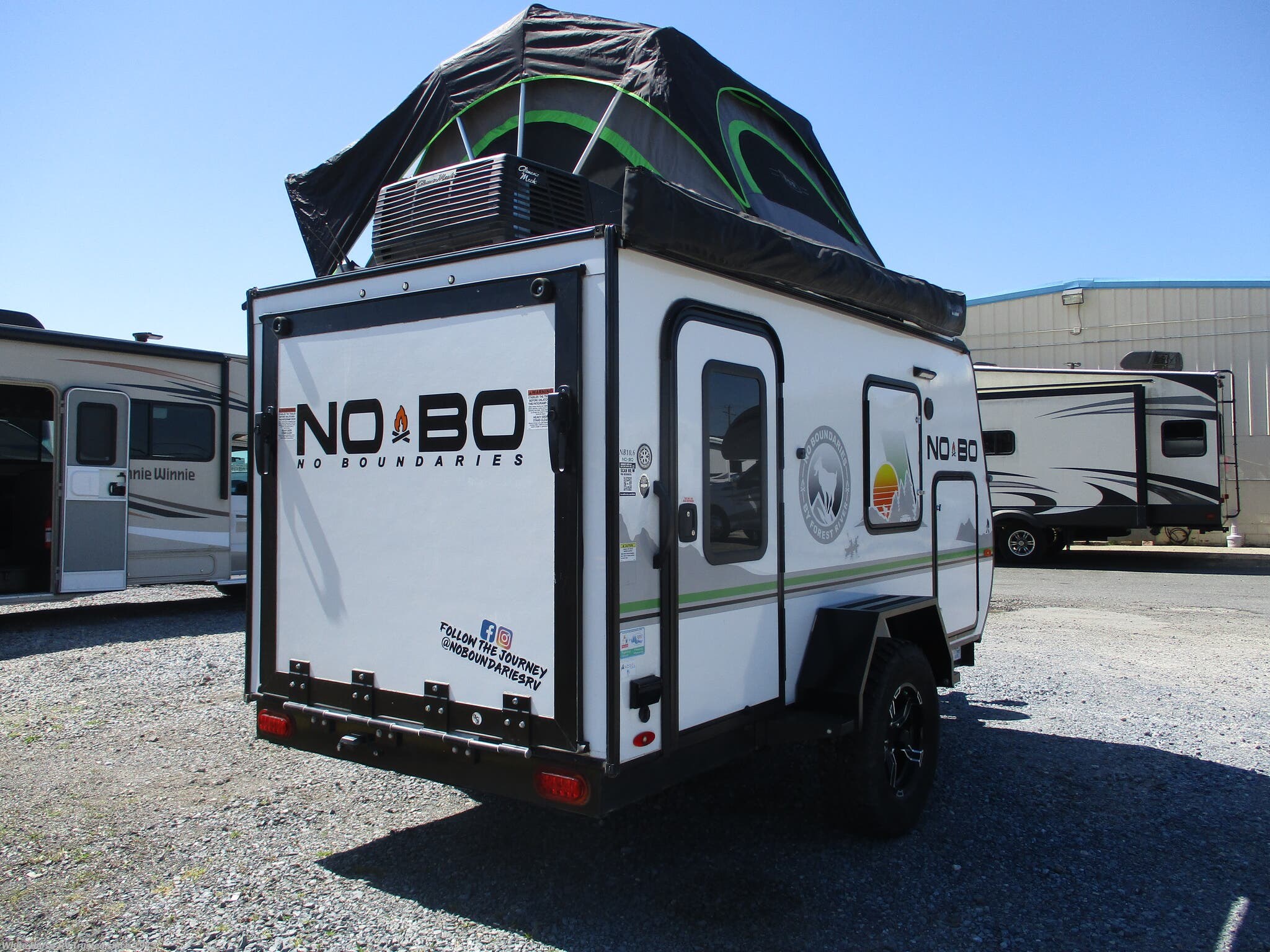 2022 Forest River No Boundaries NB10.6 Rear Ramp Door, NOBO Nest Roof ...