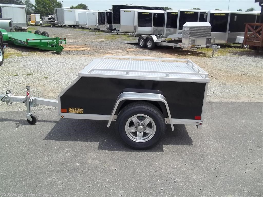#ae46-black - 2020 Aluma AE46 Cargo Trailer | Aluma Trailers