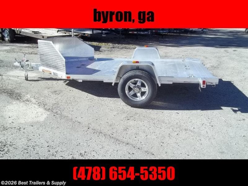 6x12 Motorcycle Trailer for sale | New Aluma MC210 double motorcycle ...