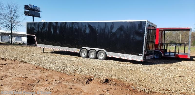 Cargo Trailer for sale | New Elite Trailers 44 ft 2 car gooseneck ...