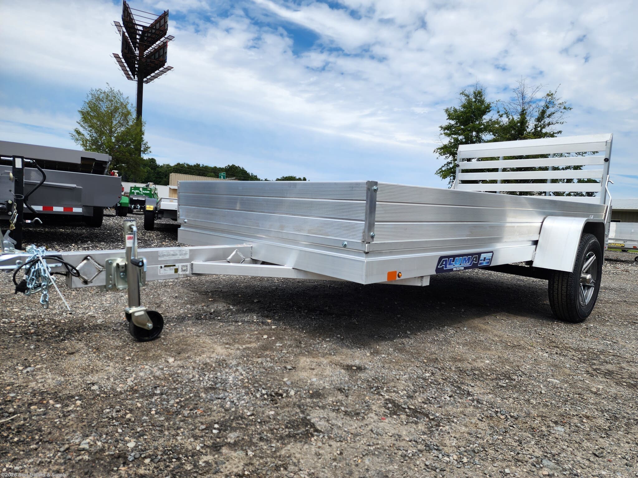 Utility Trailer for sale | New Aluma 6812H-ESA-S-TG 5.8x12ft aluminum ...