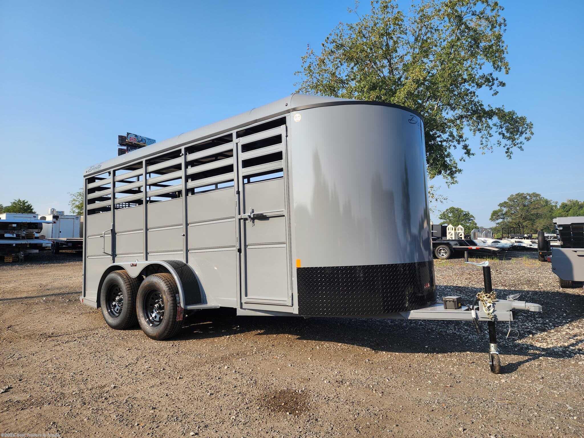 6x16 Cattle/Livestock Trailer for sale | New Delta 500 ES Livestock ...