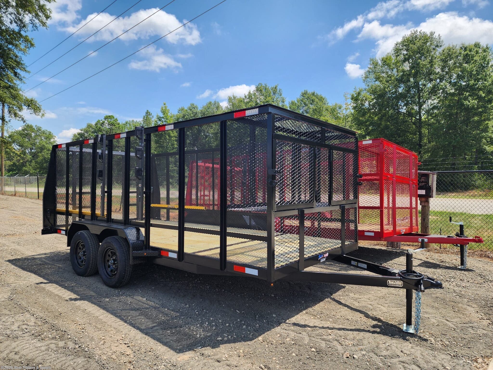 Utility Trailer for sale | New Tuff Dawg 7x16 high side landscaping ...