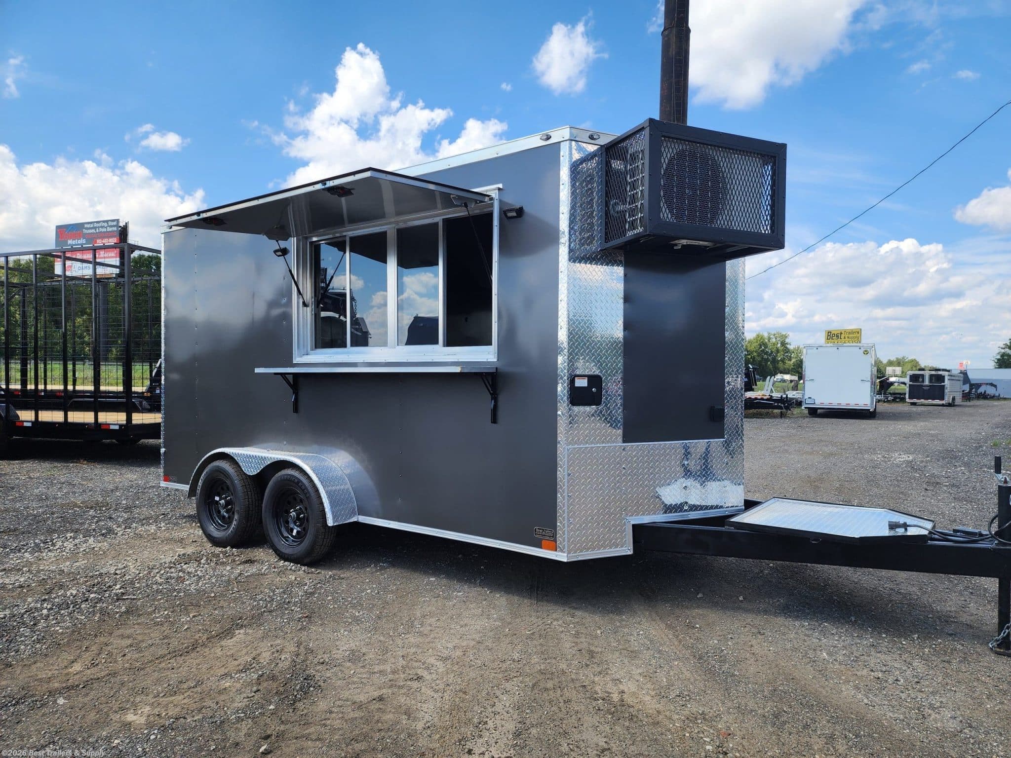 Concession/Vending Trailer for sale | New Empire Cargo 7x14 Concession ...
