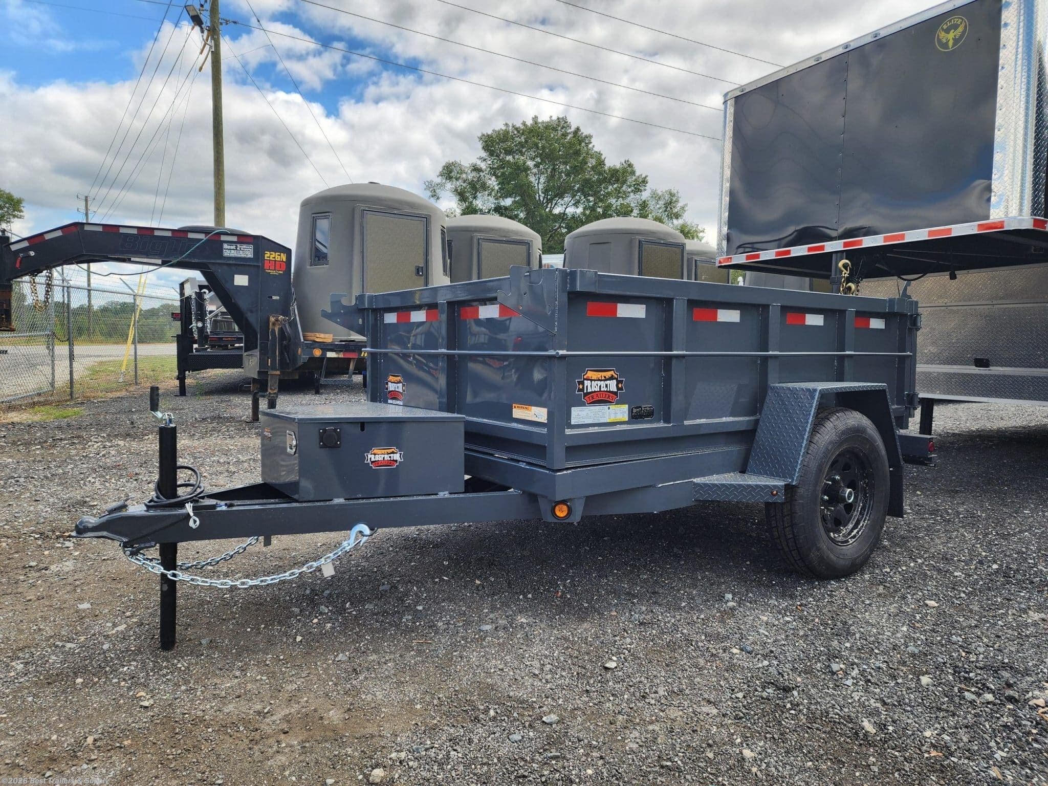 Dump Trailer for sale | New Prospector Trailers 5x8 Single Axle 6K ...